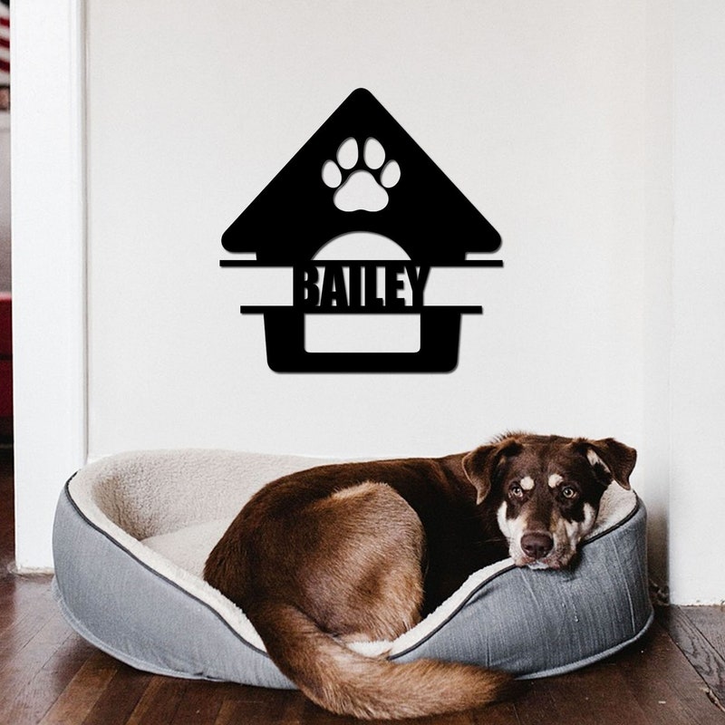 Dog House Plaque - Etsy UK