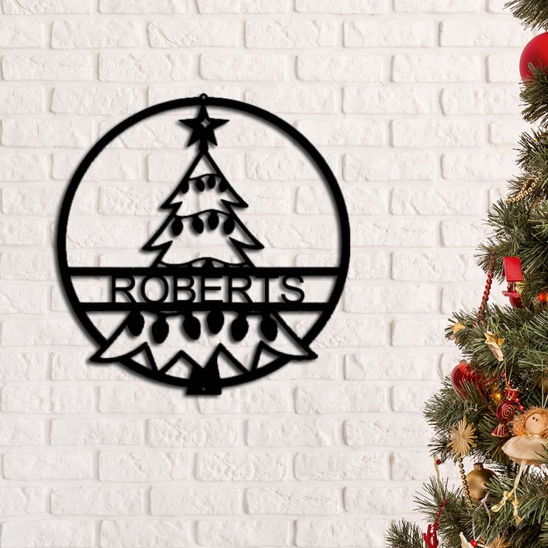 Christmas Metal Art - Etsy