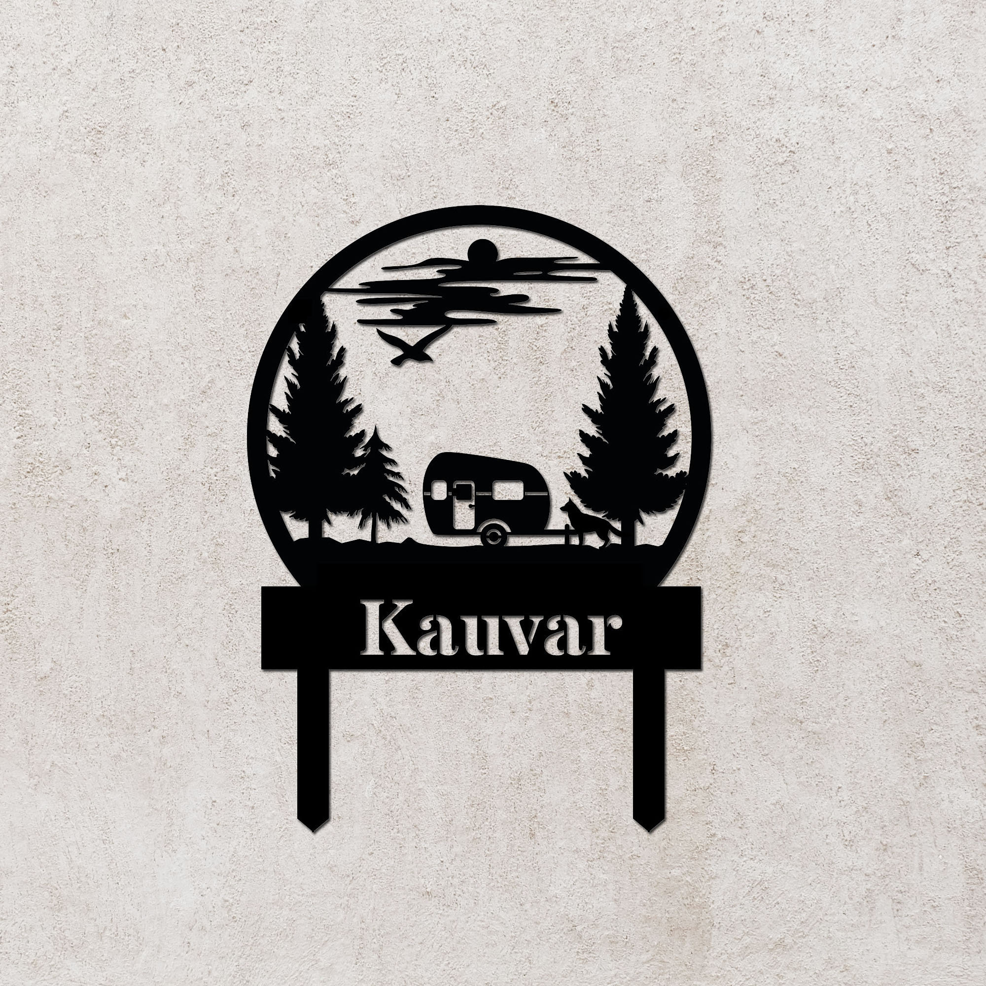 Metal Camper Sign Campers Yard Stake Camping Sign Camper Decor - Etsy