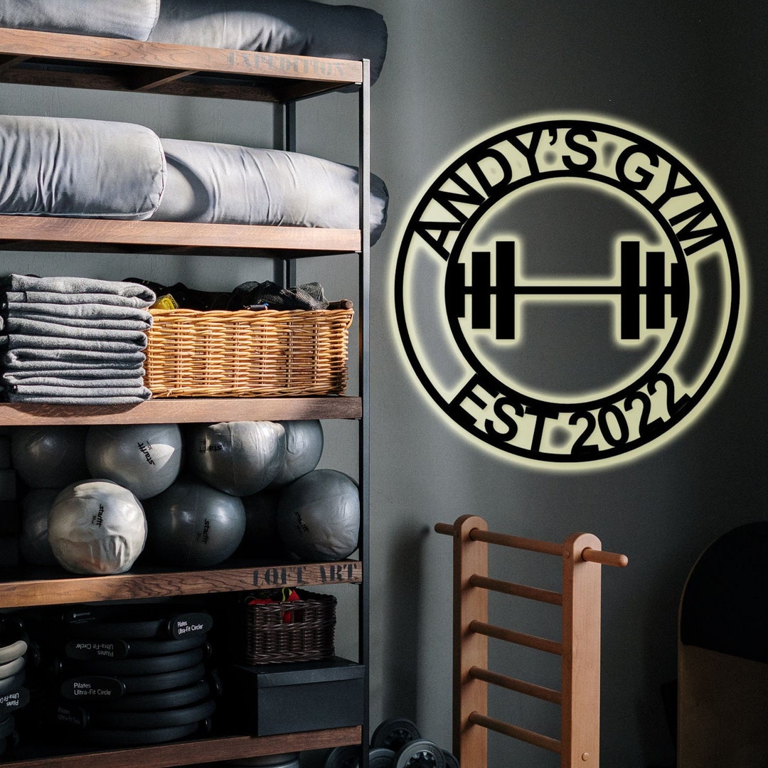 Custom Home Gym Sign Crossfit Sign Workout Room Sign Fitness Sign Home ...