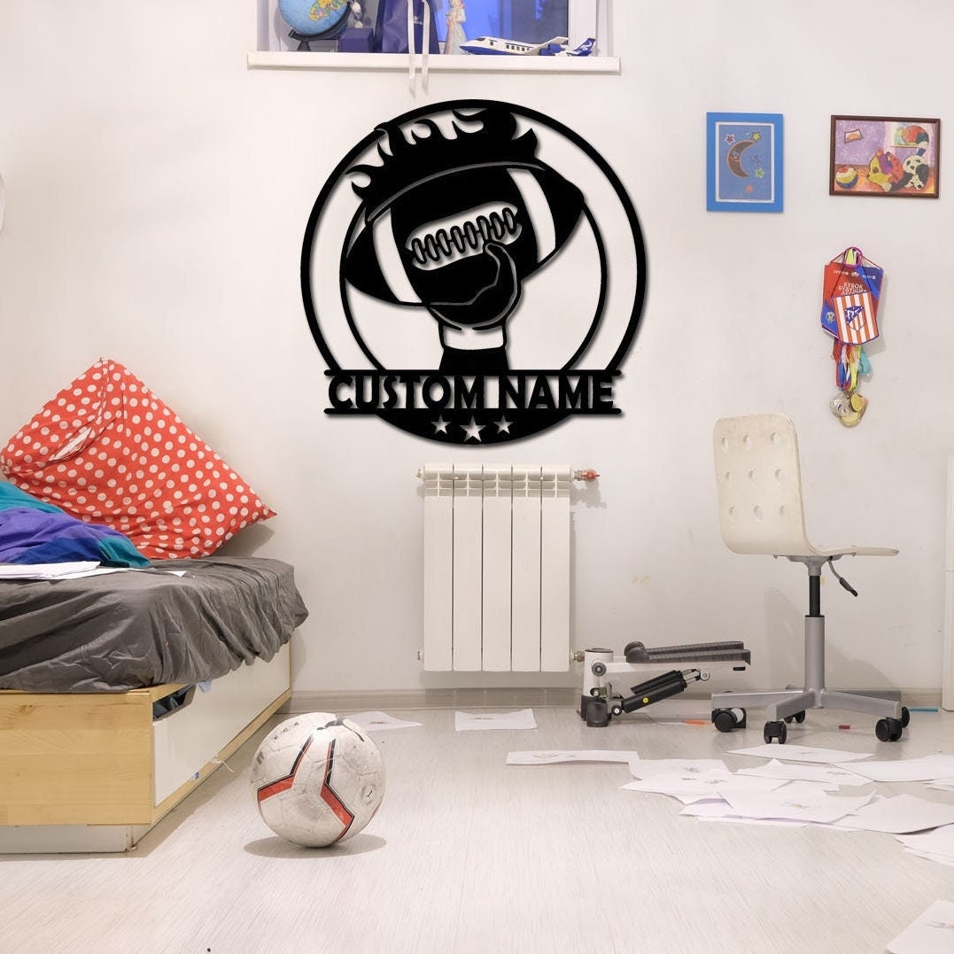 Custom Rugby Wall Art Rugby Sign Personalized Rugby Metal Wall - Etsy