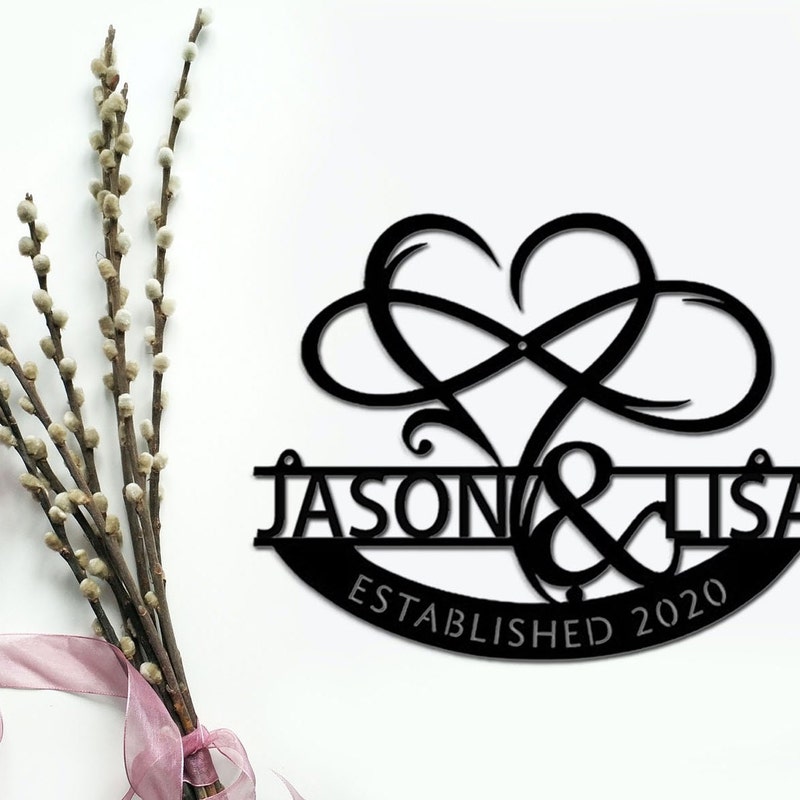 Infinity Name Sign - Etsy