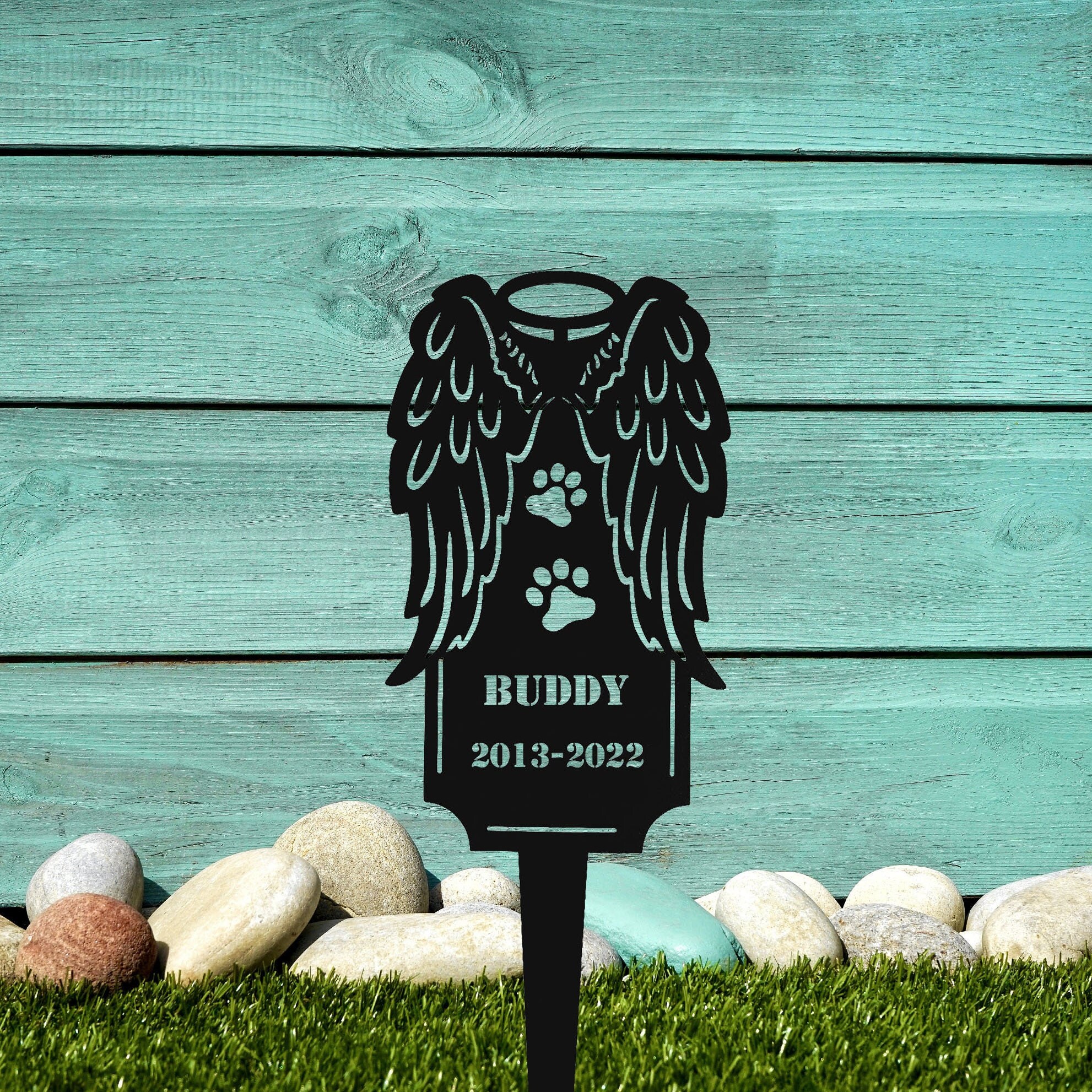 Custom Grave Marker for Dog Pet Grave Markers Metal Garden - Etsy