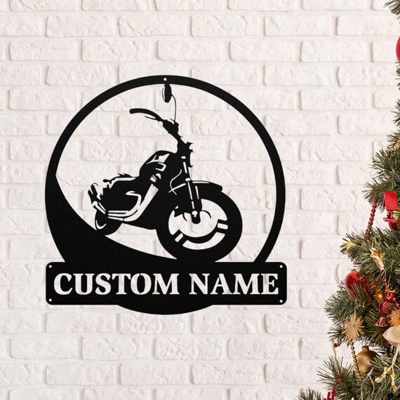 Custom Motorcycle Garage Metal Sign Harley Davidson Sign - Etsy