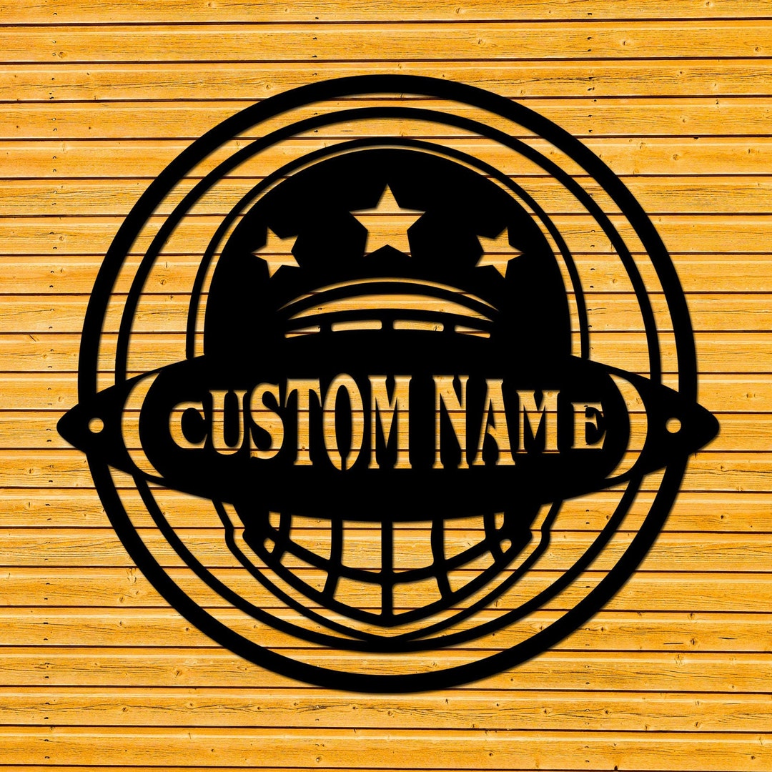 Personalized Rugby Sign Rugby Metal Wall Art With Lights Custom Rugby ...