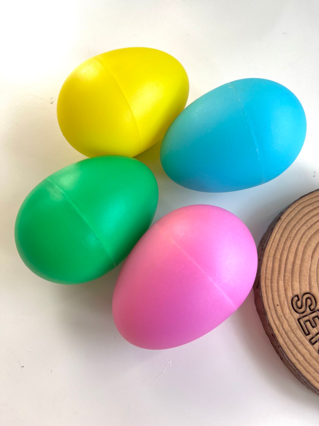 Sensory Egg Shakers: Multicolour Percussion Eggs, Baby Rattle (set of 4 ...