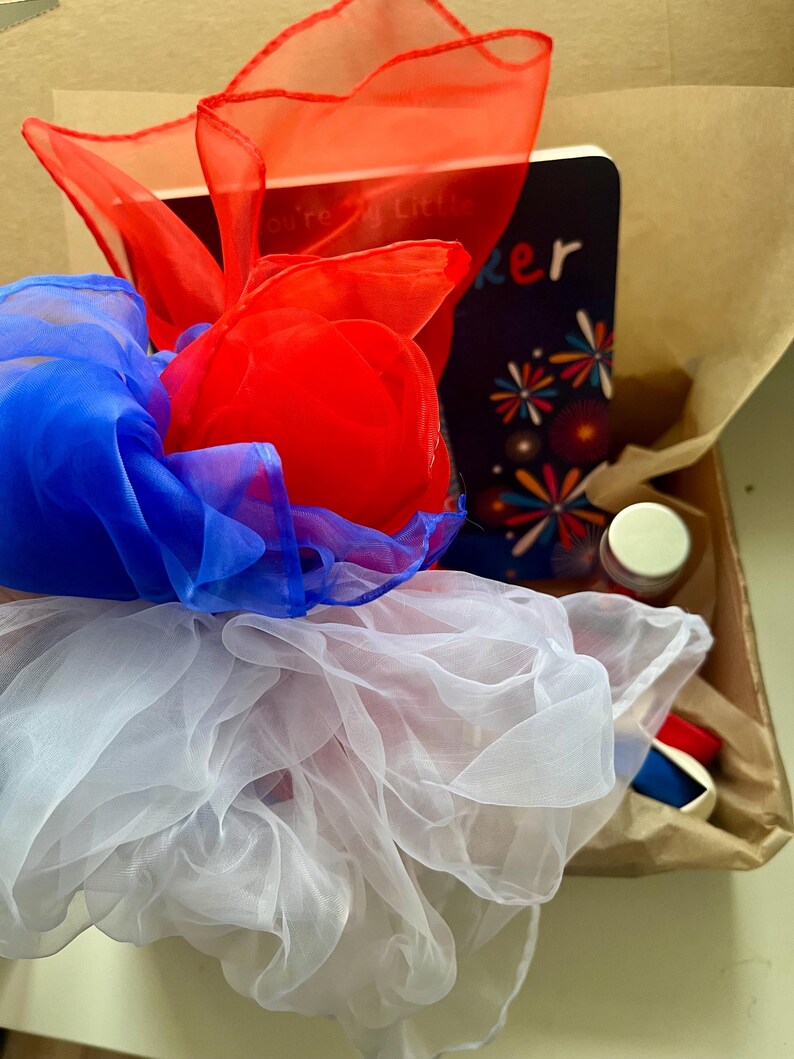 4th of July Sensory Box for Babies and Toddlers | Montessori Red White ...