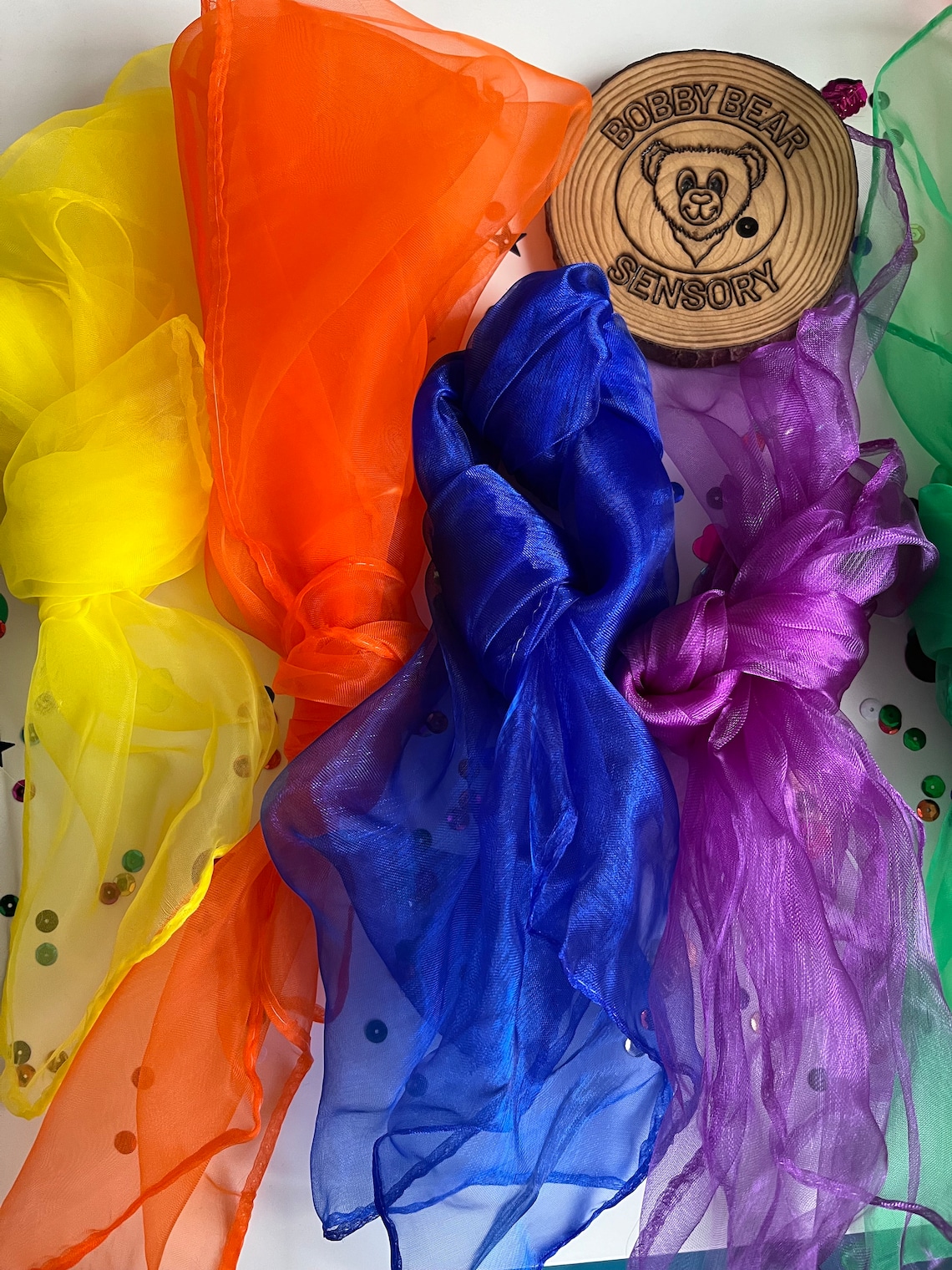 Full Set of Scarves | Great for Sensory Play | Colourful Scarves ...