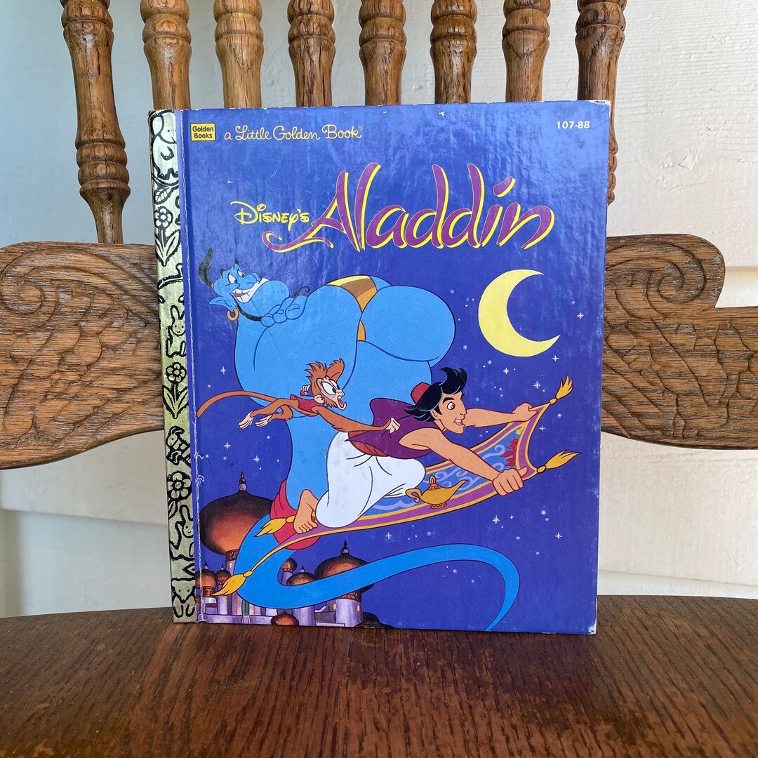 Vintage 1992 Disneys Aladdin a Little Golden Book - Etsy