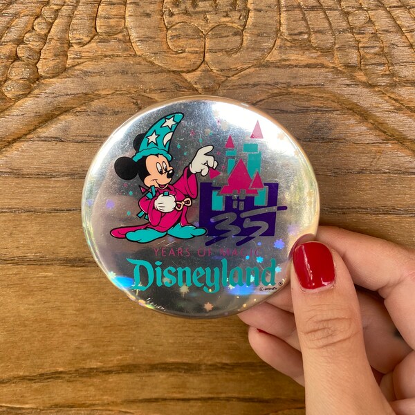 Disneyland Button - Etsy