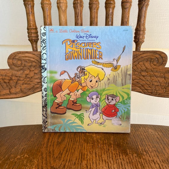 Vintage 1990 Disneys the Rescuers Down Under a Little Golden - Etsy