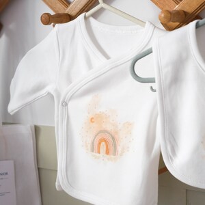 Boho Rainbow Baby Coming Home Outfit: Organic Cotton Newborn Gift Set ...