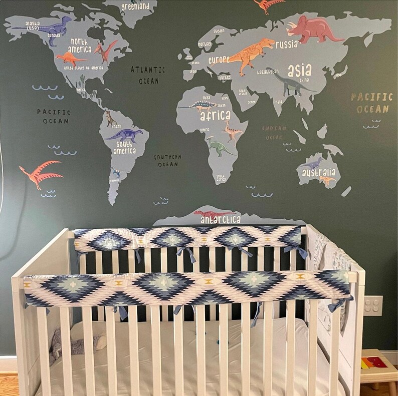 World Map Peel and Stick Dinosaur World Map Dinosaur - Etsy