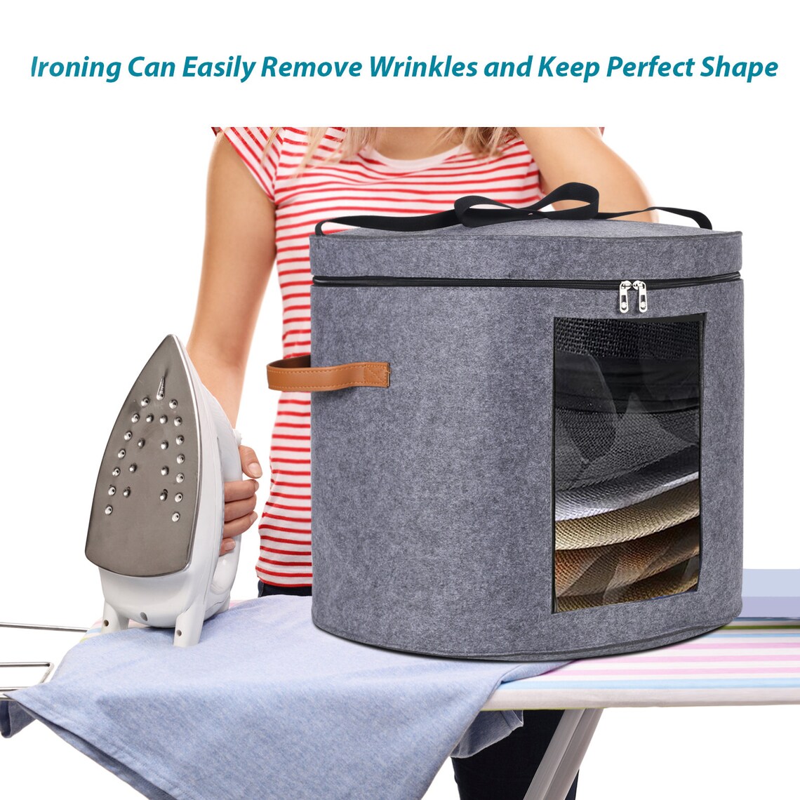 Huge Hat Boxes for Women Storage - Foldable Hat Storage Boxes With ...
