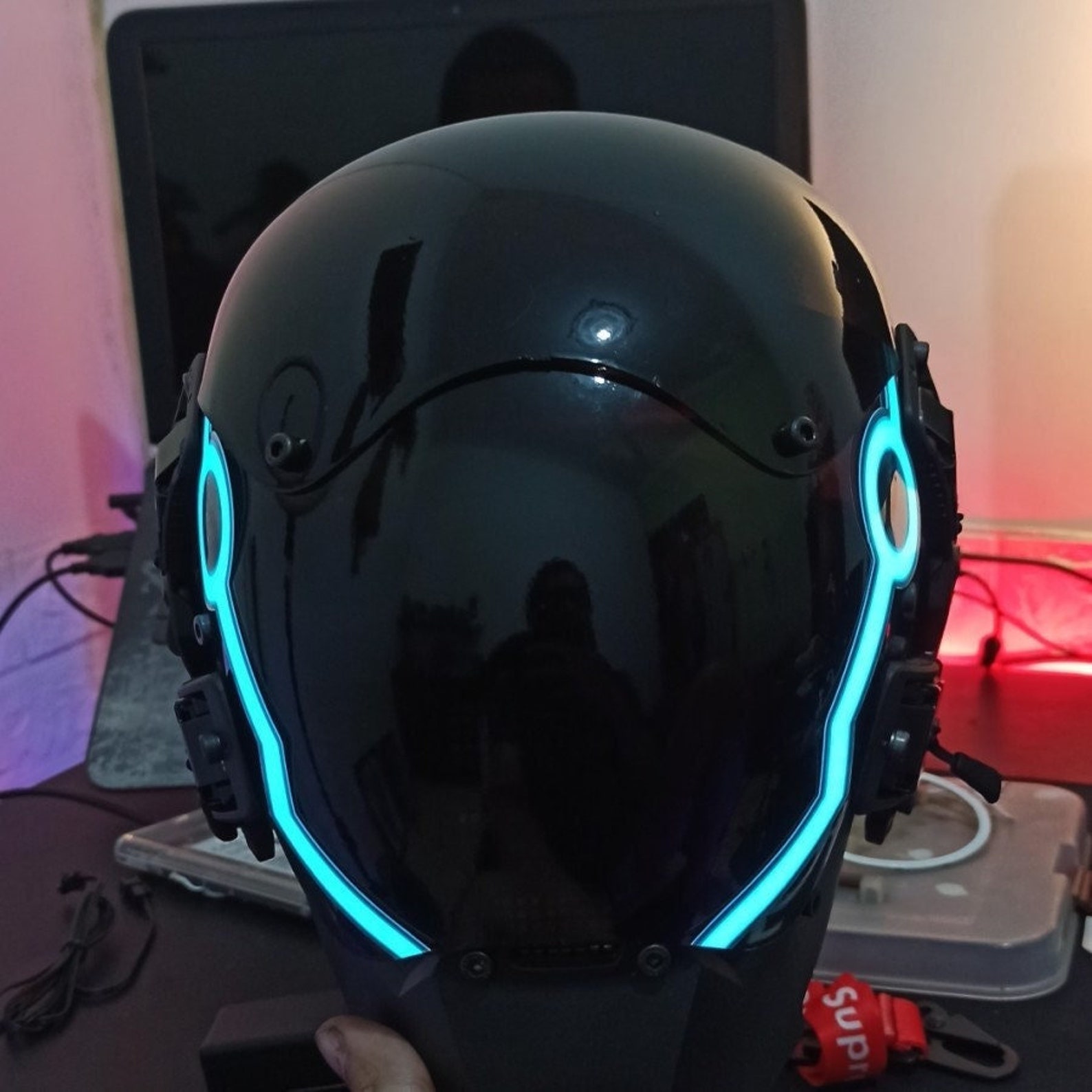 KRMLN Cyberpunk Armored Mask Prototype MX-0 - Etsy