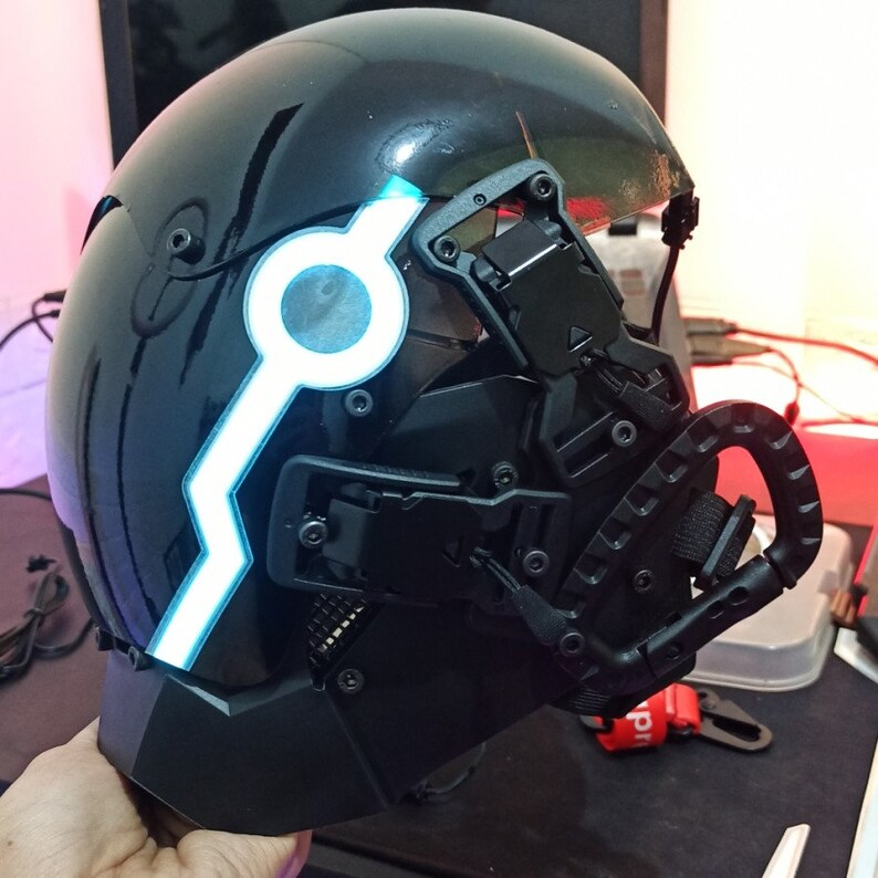 KRMLN Cyberpunk Armored Mask Prototype MX-0 - Etsy