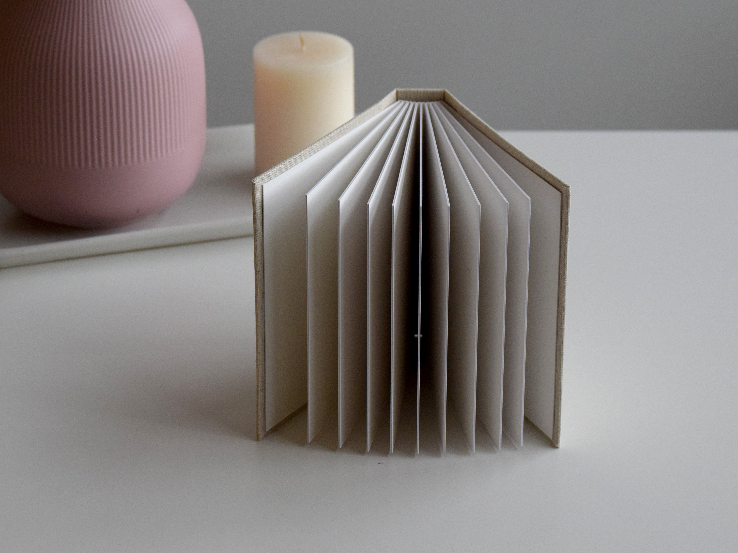 Linen Photo Album,mini Photo Album,scrapbook, Guestbook,wishbook ...