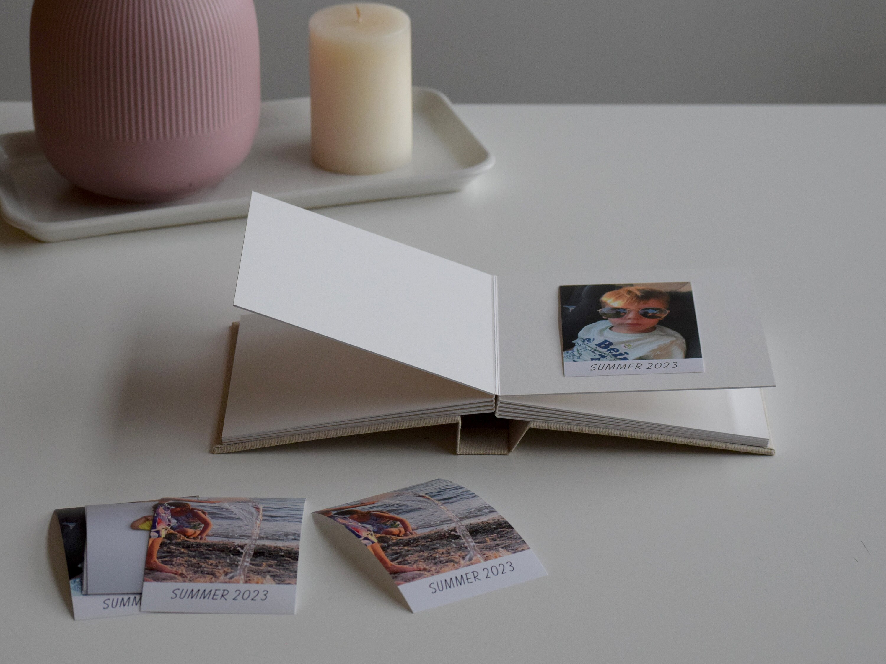 Linen Photo Album,mini Photo Album,scrapbook, Guestbook,wishbook ...