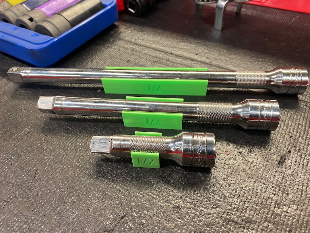 Magnetic Socket Extension Holder, Drawer Organiser, Toolbox Organiser ...