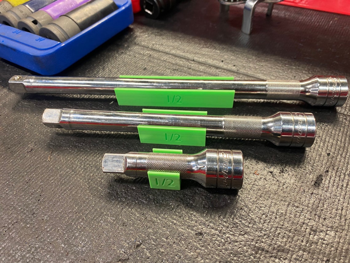 Magnetic Socket Extension Holder, Drawer Organiser, Toolbox Organiser ...