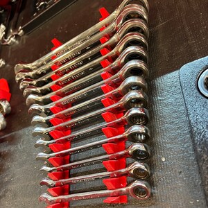 Magnetic Spanner Holder, Drawer Organiser, Spanner Rack, Shark Teeth ...