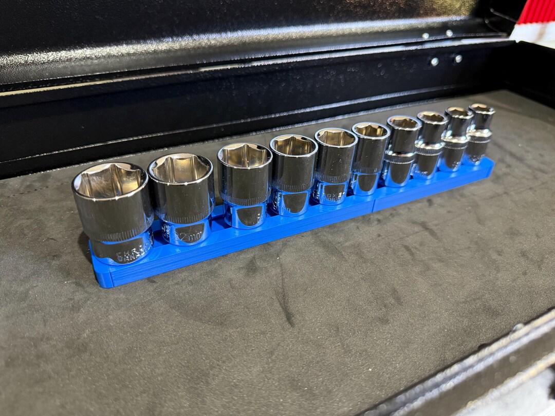 Adjustable Socket Holder | Customisable | Socket Organiser | Toolbox ...