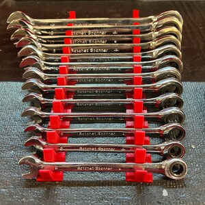 Magnetic Spanner Holder, Drawer Organiser, Spanner Rack, Shark Teeth ...