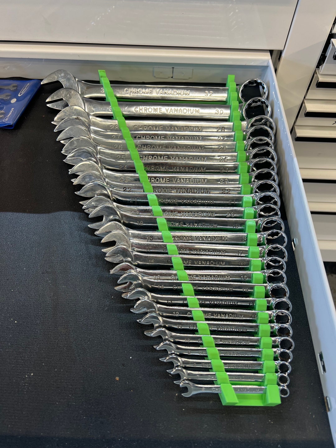 Large Spanner Rack - Angled | 6mm-32mm (27 Slot) | Spanner Holder ...