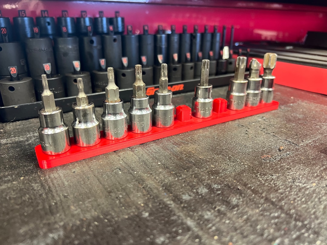 3/8" Hex Bit Socket Set Holder, Drawer Organiser, Toolbox Organiser ...