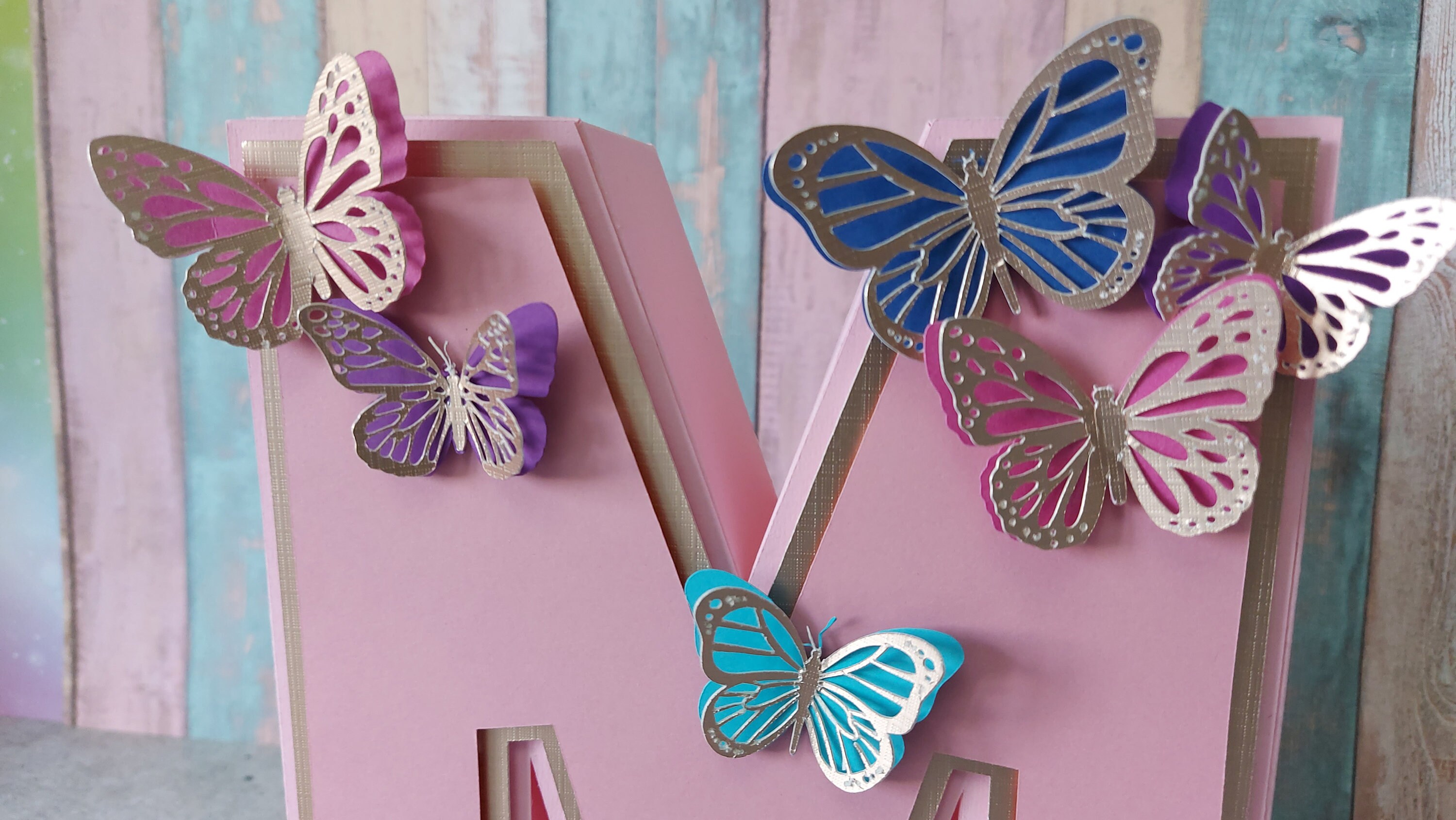 Personalized 3D Letters, Butterfly Letters 3D, - Etsy