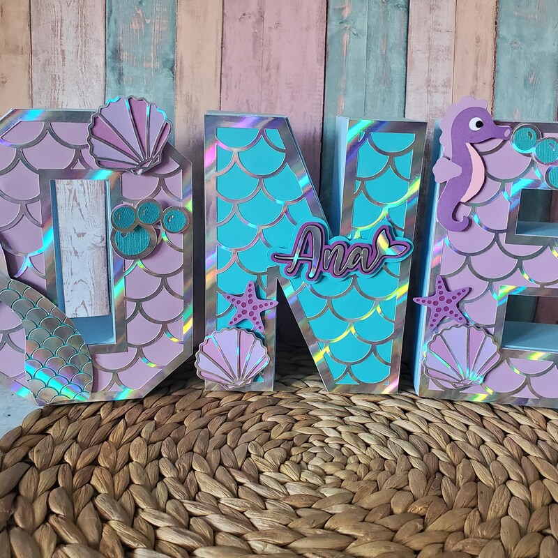 Mermaid Letters - Etsy