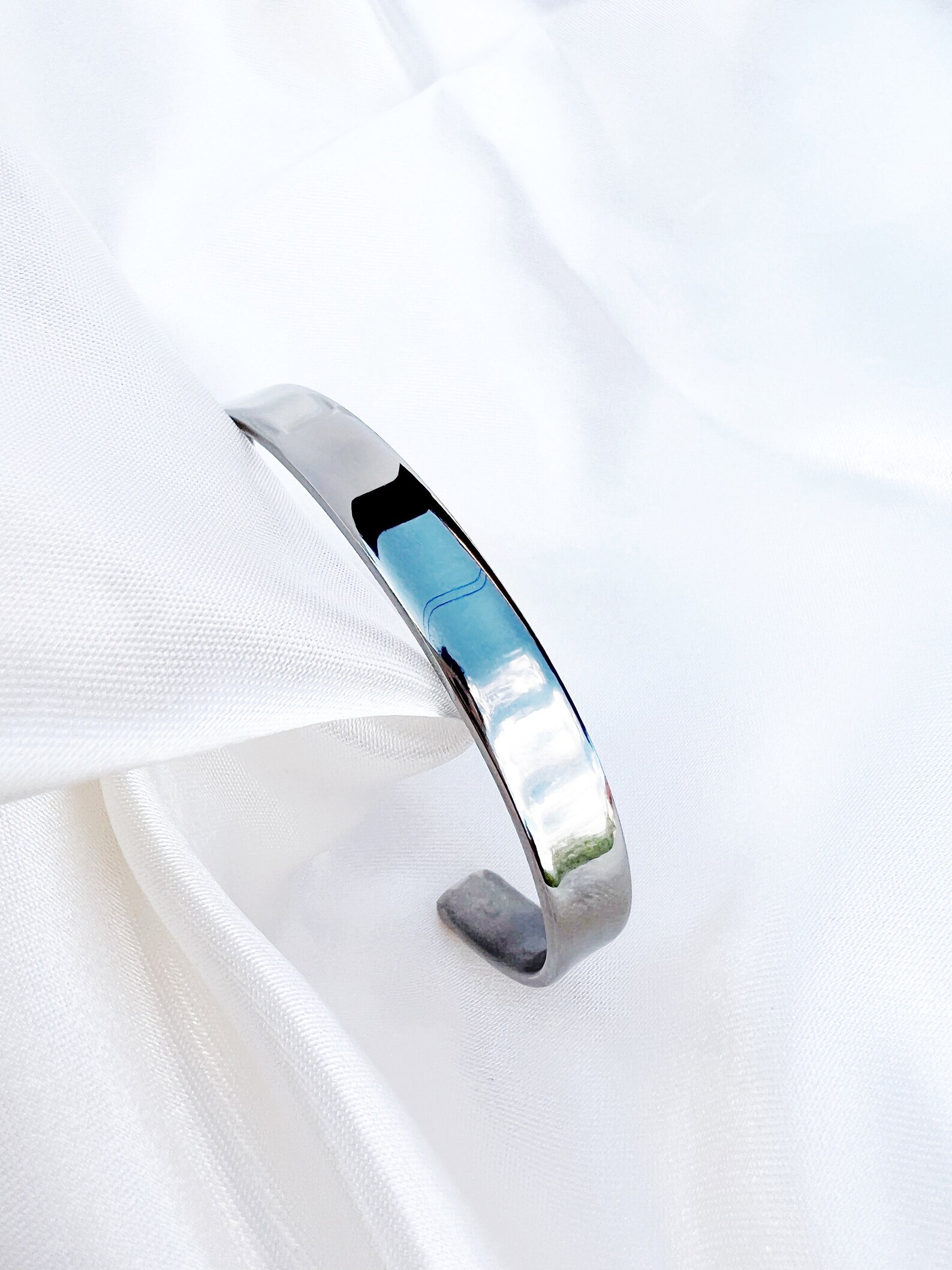 Titanium Cuff Bracelet for Him and Her, Unisex Bracelet, Inspirational ...