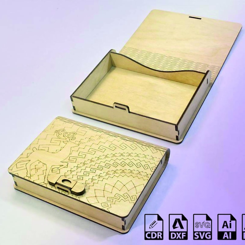Laser Cut Box Template - Etsy