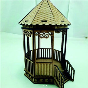 Laser Cut Wooden Bandstand Plan: 3mm, CNC, Glowforge (digital Download ...
