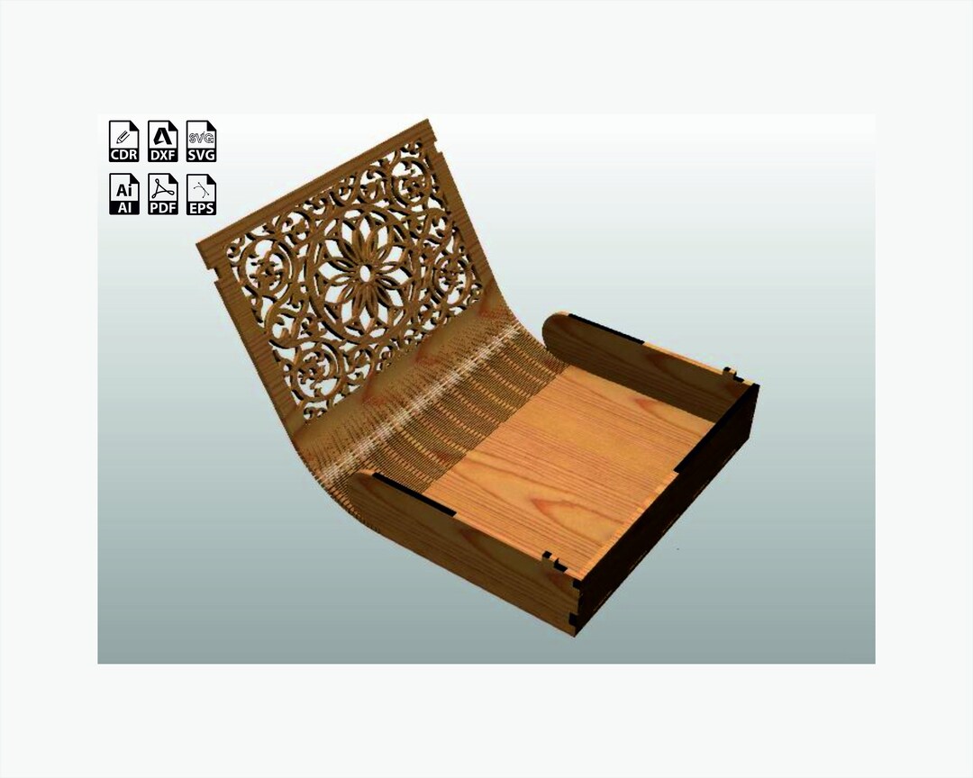 Book Casket Laser Cut Svg File Book Casket Svg Book Casket Dxf Book Box ...