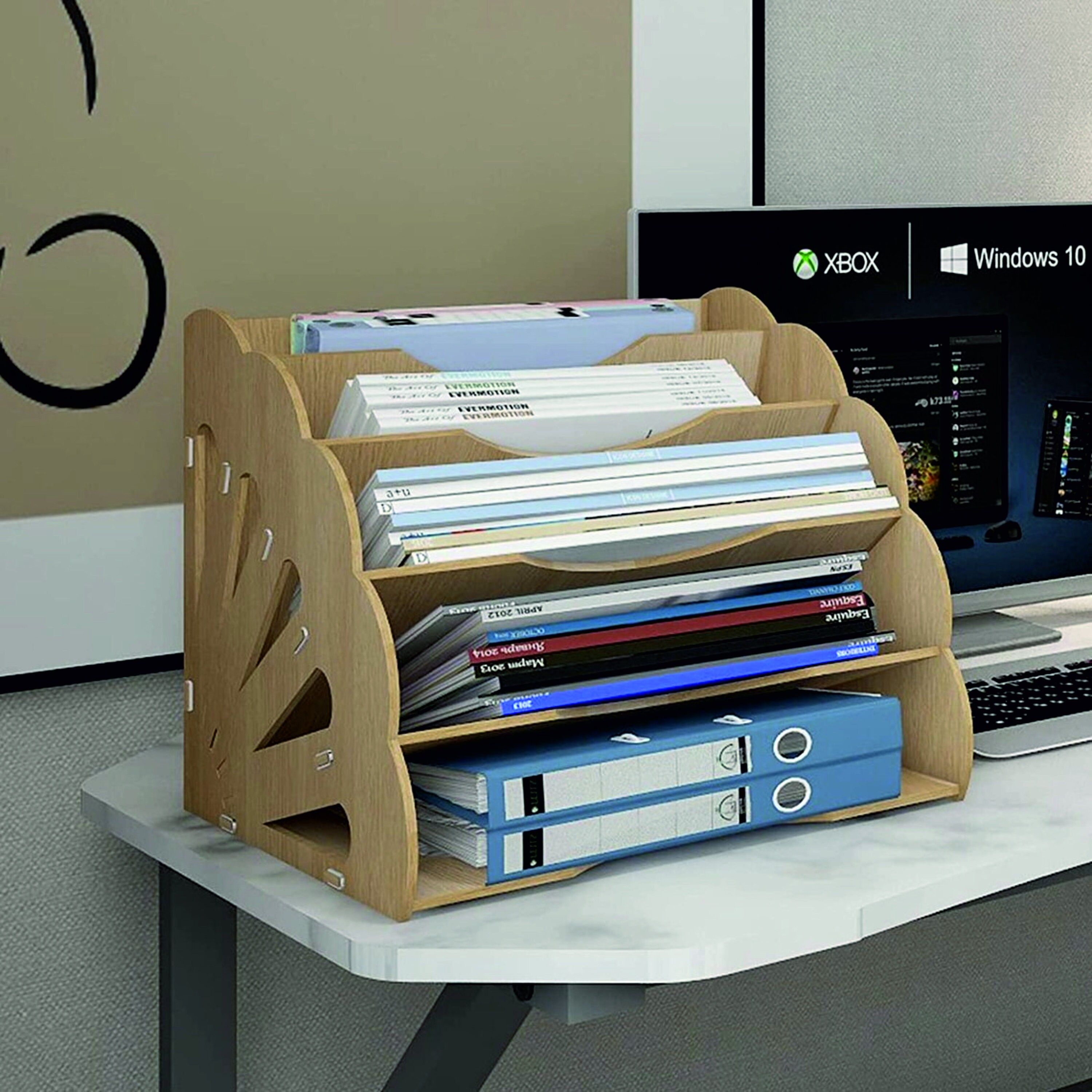 Laser Cut Organizer Svg File Office Desktop Stationery Rack - Etsy UK