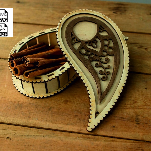 Wooden Yin Yang Box - Etsy