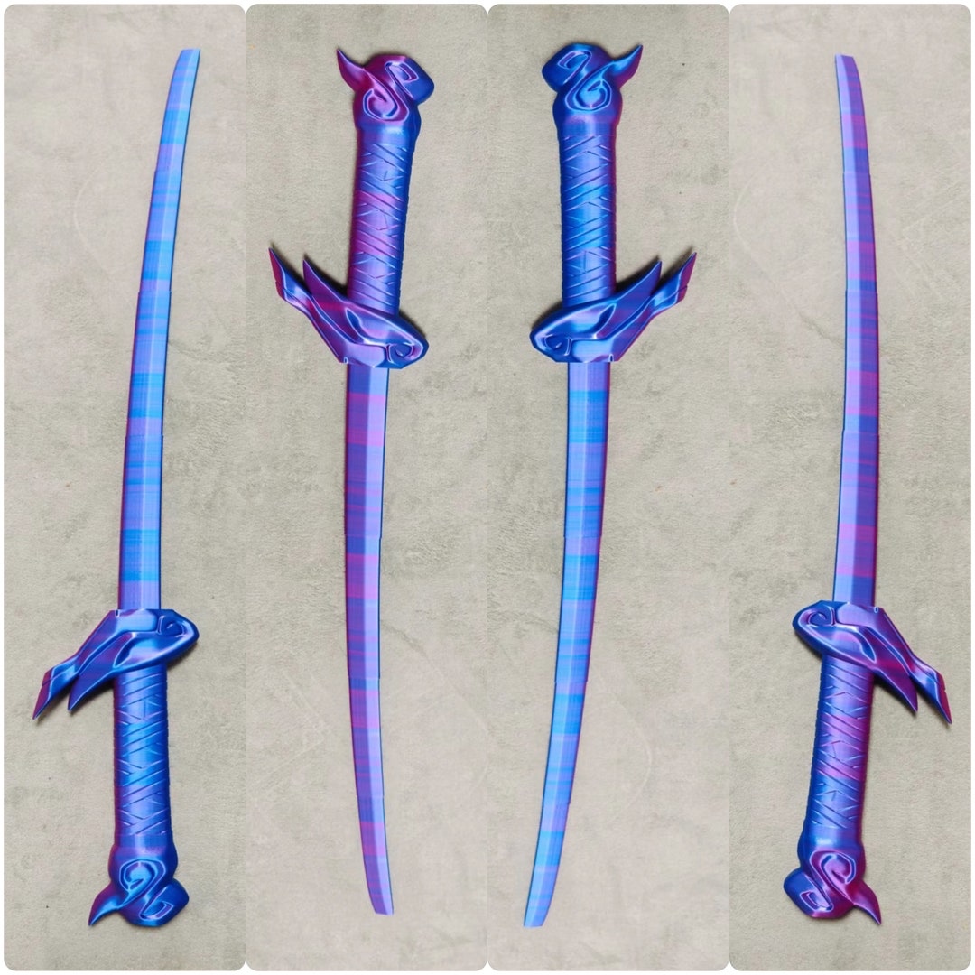 Retractable Sword 3D Printed Retractable Sword Toy Halloween - Etsy UK