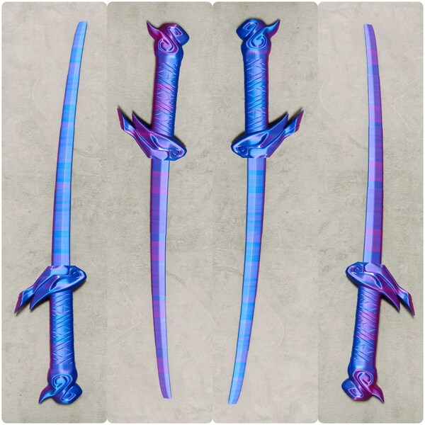 3d Printed Sword Retractable - Etsy