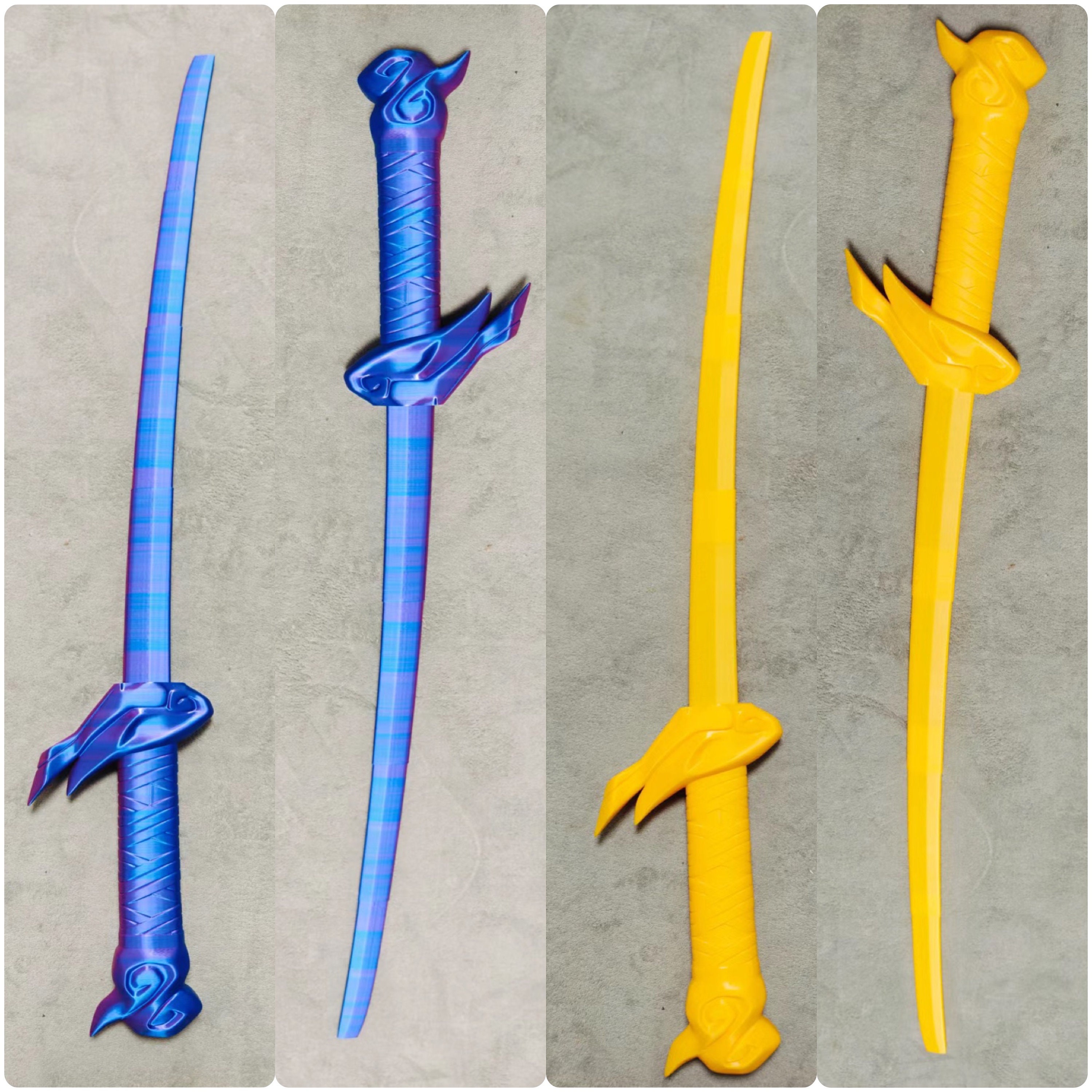 Retractable Sword 3D Printed Retractable Sword Toy Halloween - Etsy UK