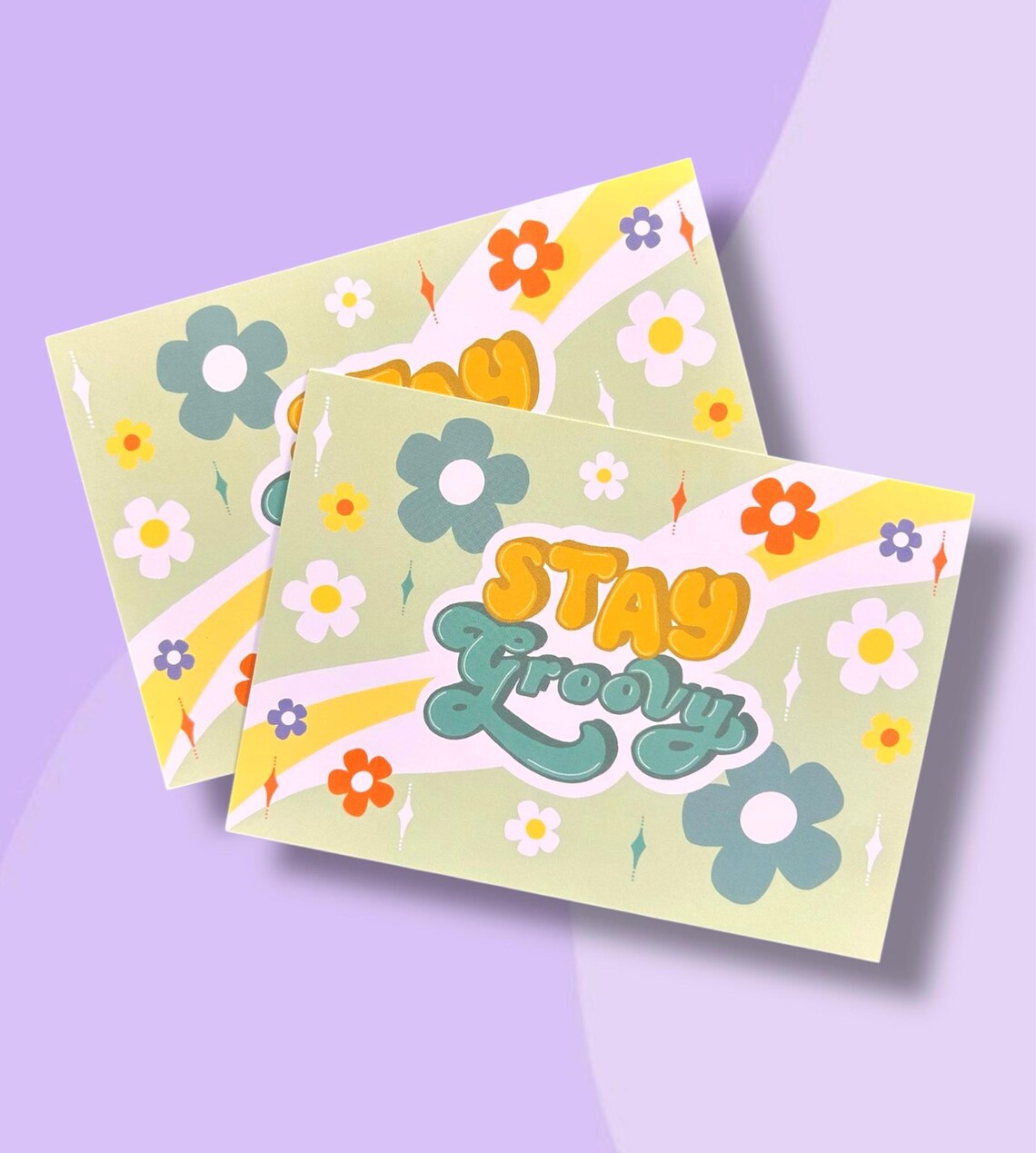 Stay Groovy Cards | Cards | Card Design | Gift Ideas | Card | Floral ...