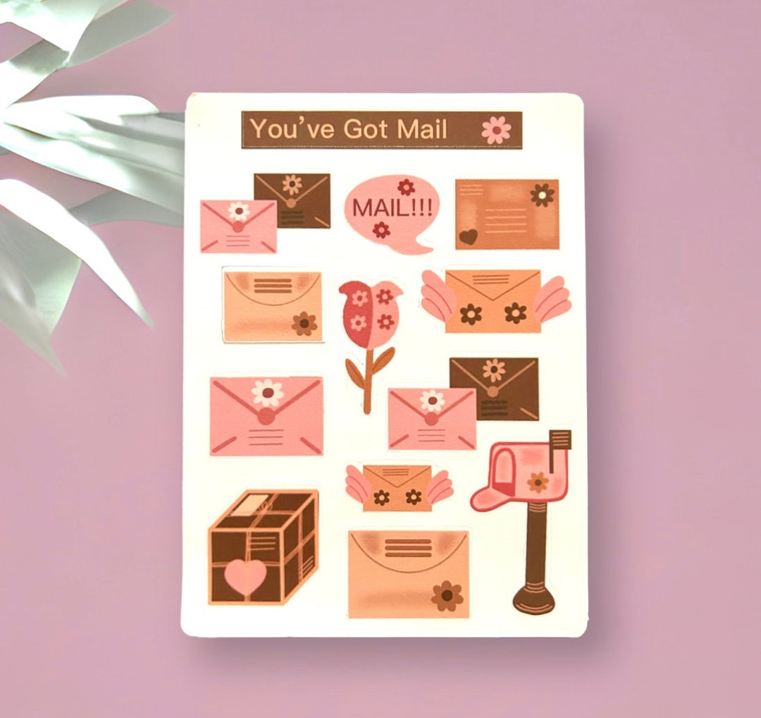 Sticker Sheet Youve Got Mail / Scrapbook Stickers / Journal Stickers ...
