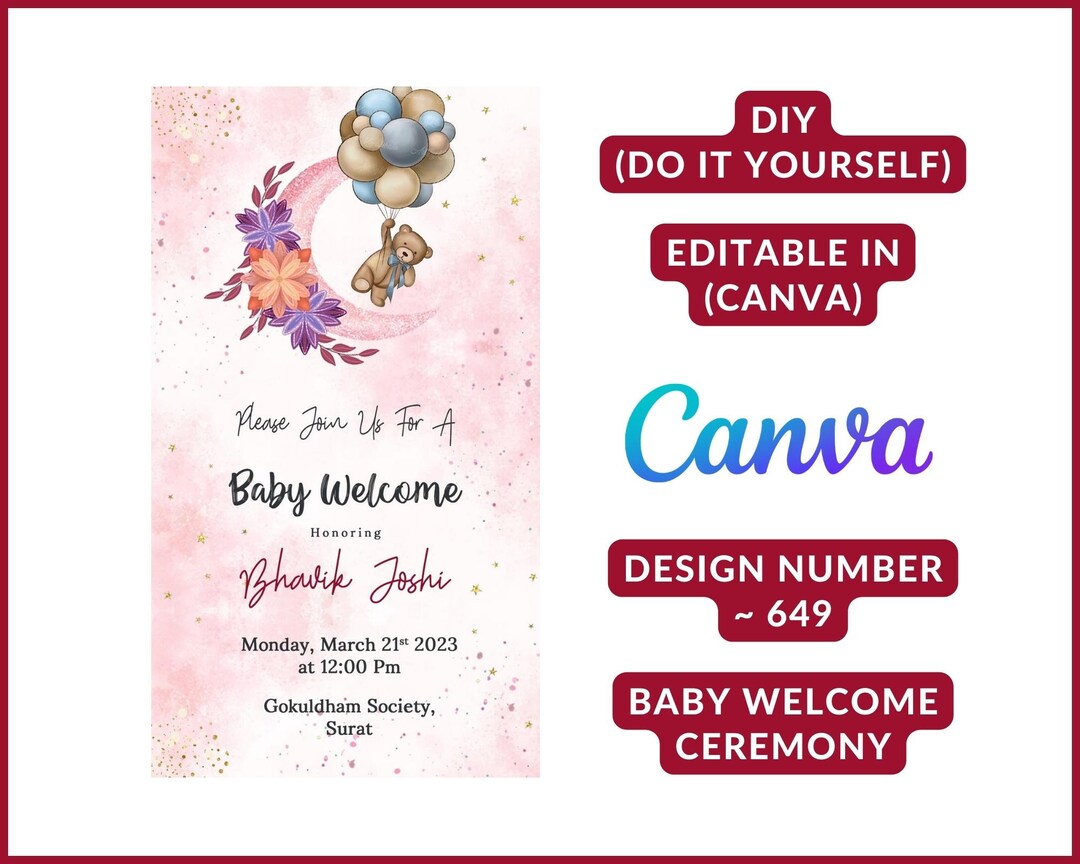 A Baby Welcome Card in Pink Lace and Carousel Pink, Golden Sparkles ...
