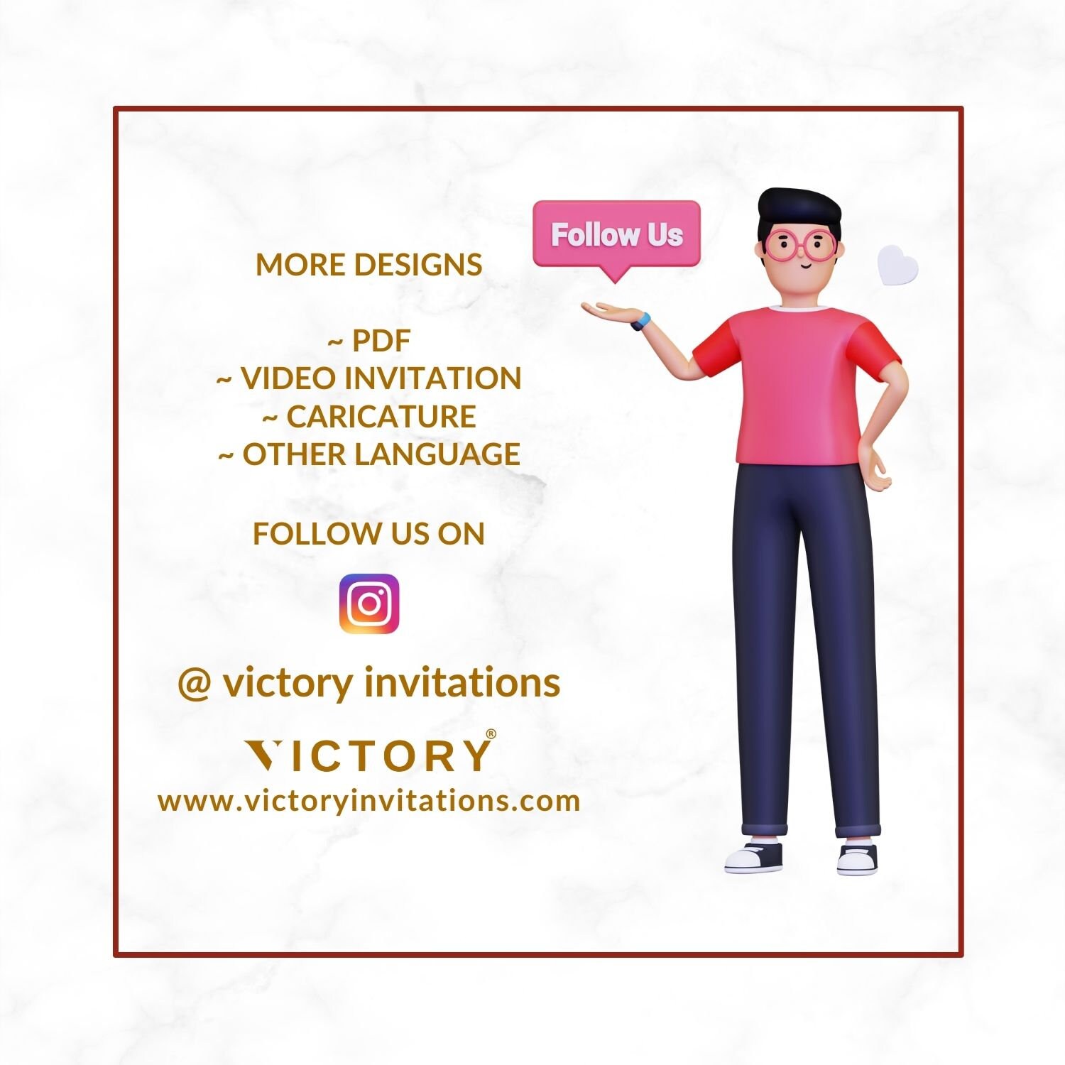 Sinjara Ceremony Invitation Card in Arch Theme Canva DIY Editable ...