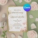 Roka Invitation Card for Punjabi Family Infloral Themecanva DIY ...