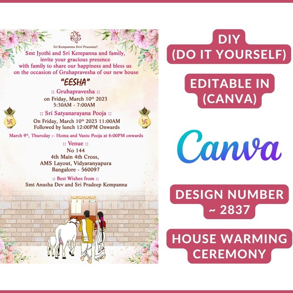 House Blessing Invitation - Etsy