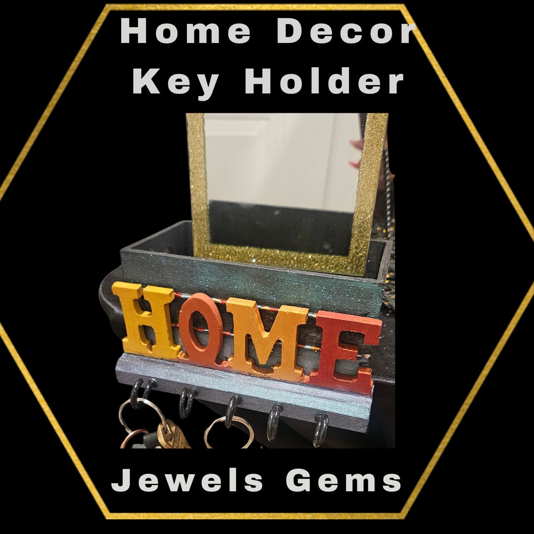 Custom Home Decor Key Holder - Etsy