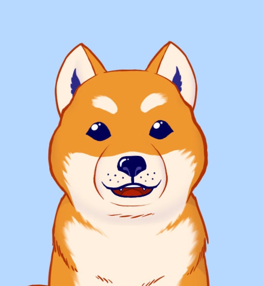 Shiba Inu 2D Vtuber Model | Full Rigged | Premade - Etsy