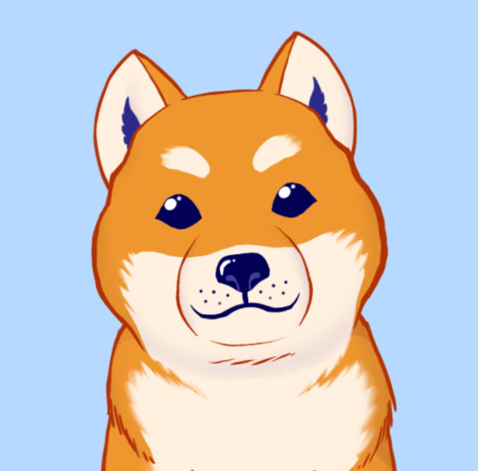 Shiba Inu 2D Vtuber Model | Full Rigged | Premade - Etsy