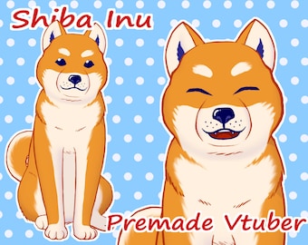 Premade Shiba Inu Vtube Model Fully Rigged Shiba Inu Dog Breed ...